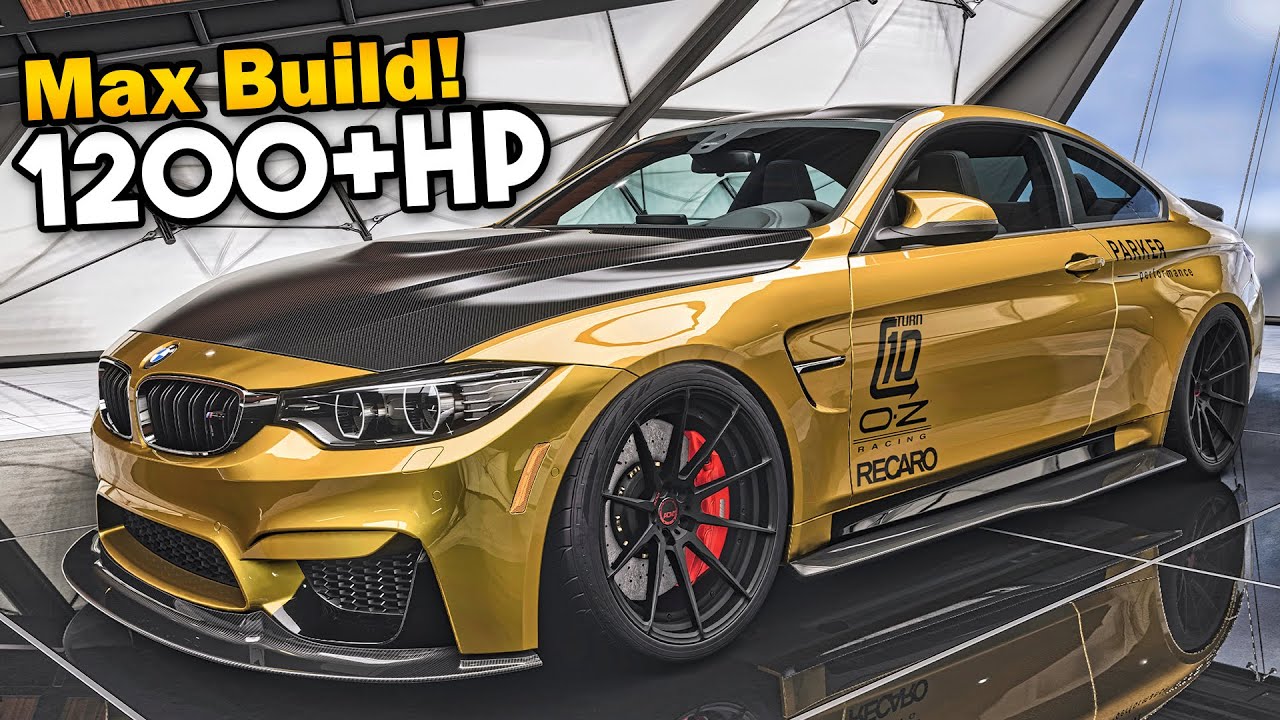 Forza Horizon 5 Car Customization - 1200+HP 2014 BMW F82 M4 Coupe - YouTube