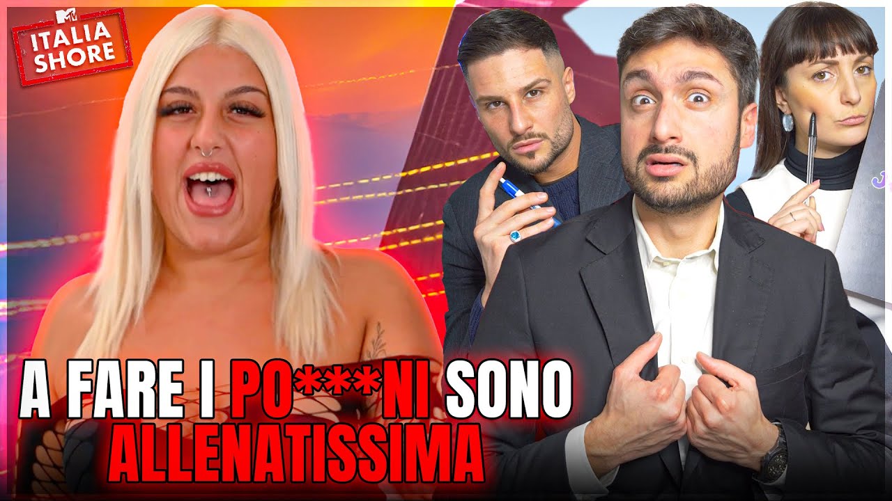 ITALIA SHORE: PRESENTAZIONE CAST REACTION (PEGGIO DI EX ON THE BEACH ...