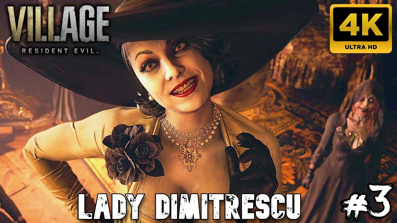 Resident Evil 8 Village #3 — Lady Dimitrescu, End of The Vampire Queen ...