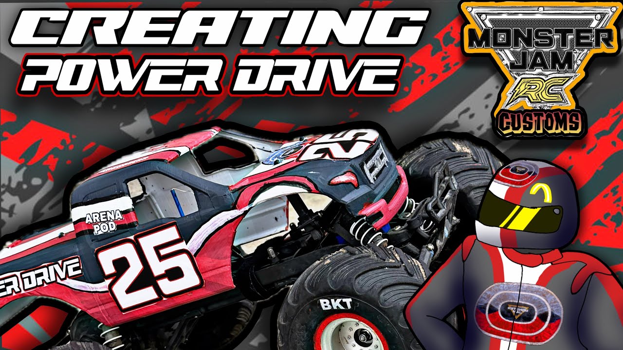 Creating Arena Pod’s Power Drive | Monster Jam RC: Customs (Full ...