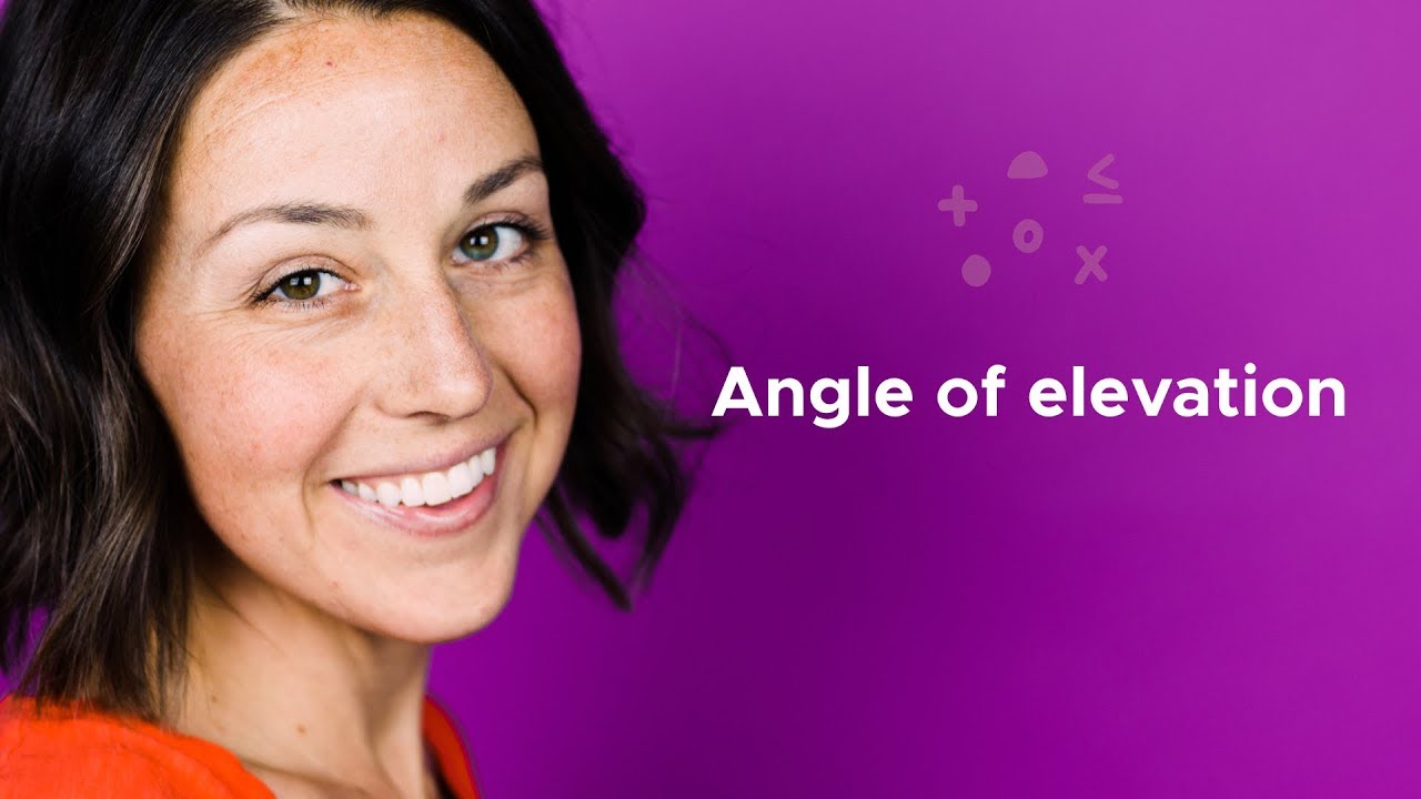 How do you find the ANGLE OF ELEVATION? (How tall is the tree?) - YouTube