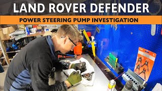 Land Rover Defender POWER STEERING PUMP LEAK investigation | Doovi