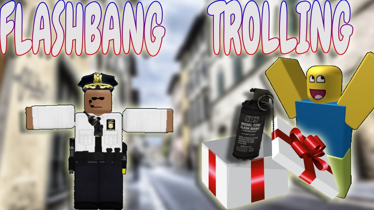 FLASHBANG TROLLING IN POLICE SIM NYC!!!! - YouTube