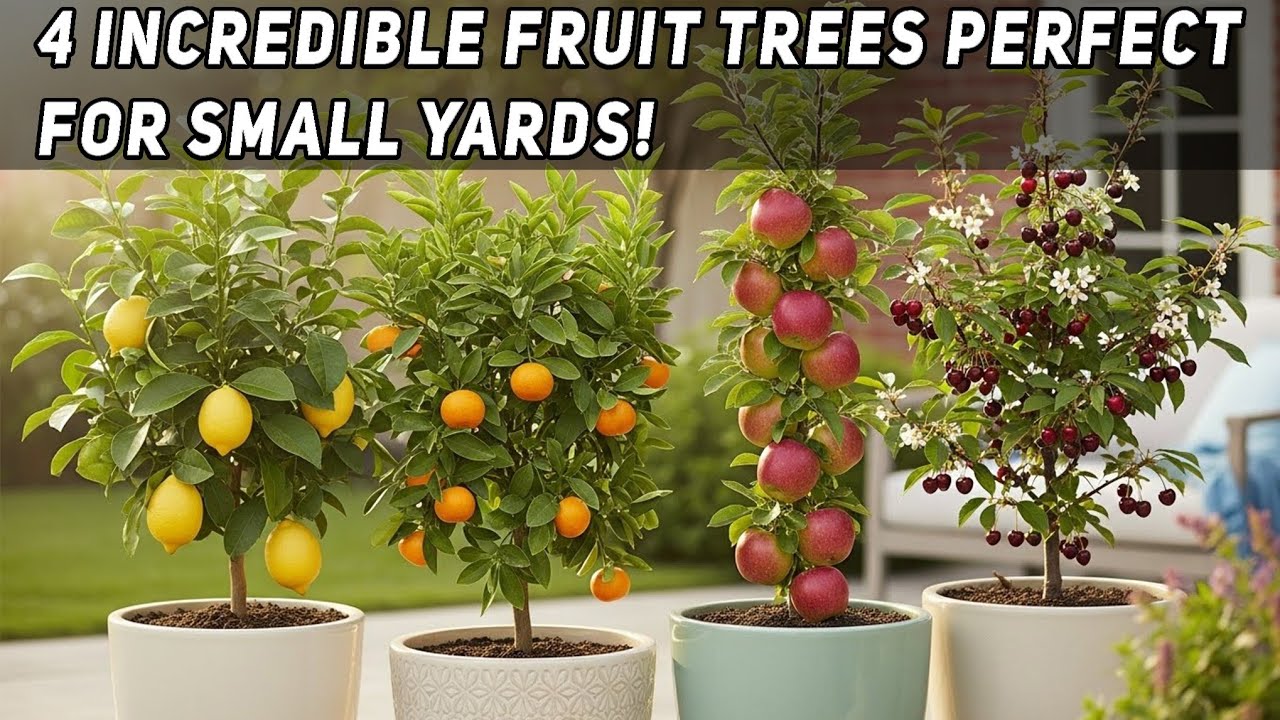 4 Incredible Fruit Trees Perfect for Small Yards! - YouTube