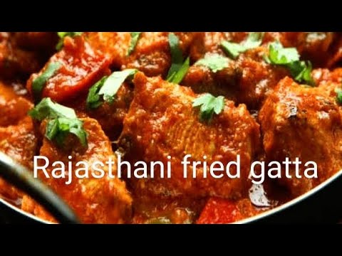 how to make Rajasthani fried gatta. Rajasthani gatta recipe, Rajasthani ...