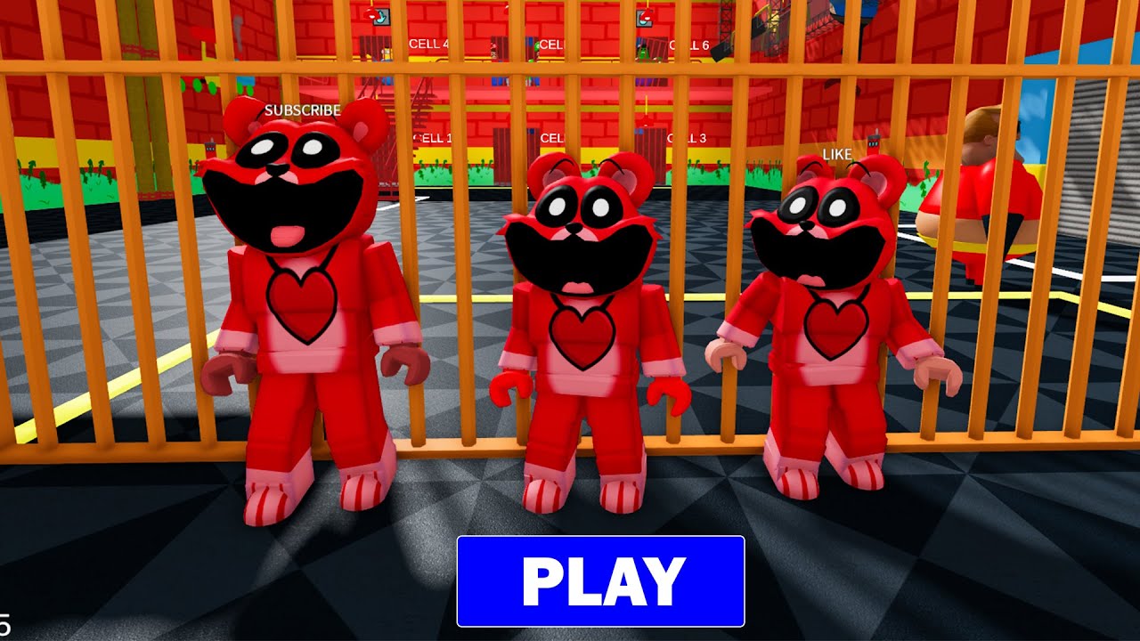 BOBBY BEARHUG BARRY'S PRISON RUN! Obby Roblox Update Team Bear Full ...