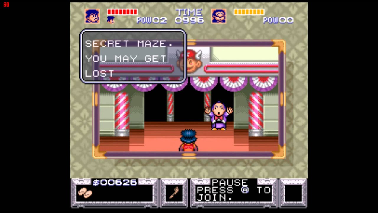 Legend of The Mystical Ninja - Warlock Zone VI (Tengu Mountain) - Part ...