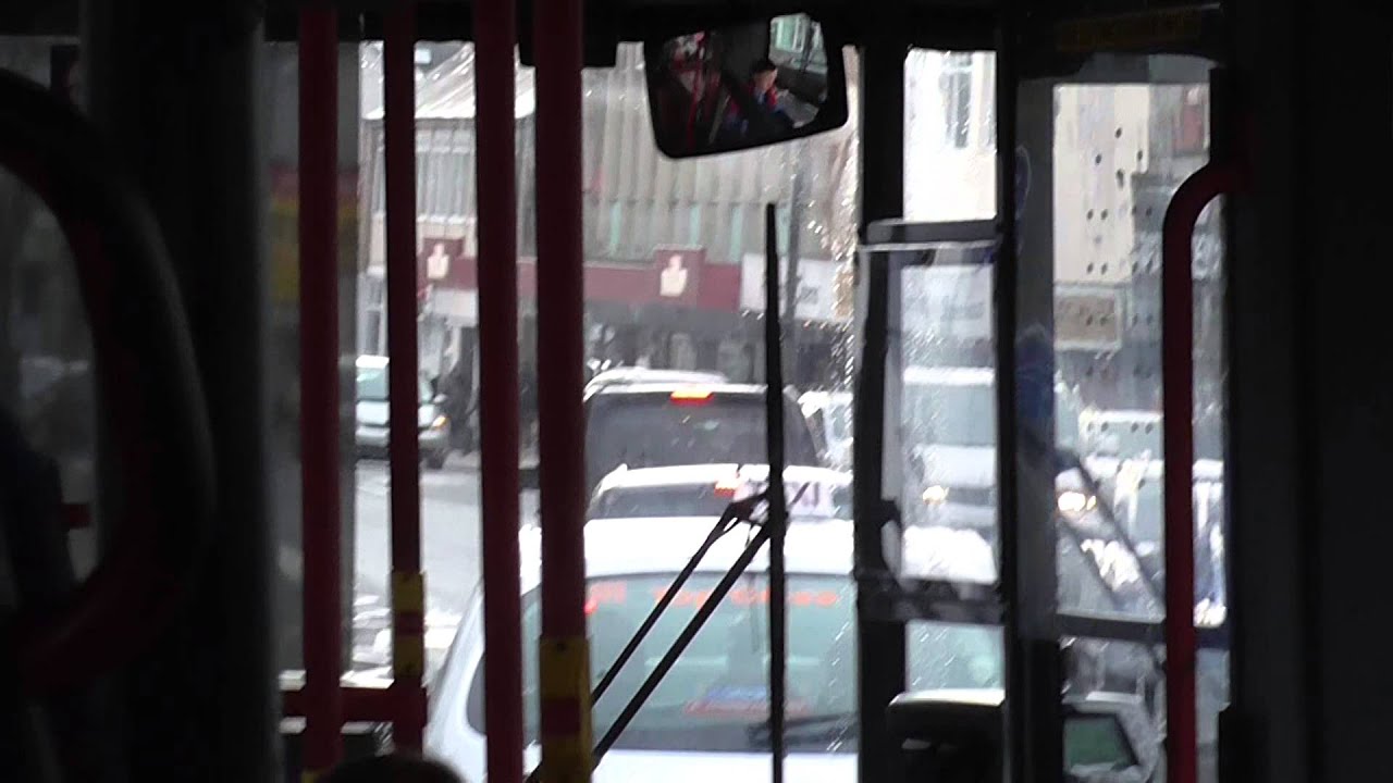 A trip back from Asda on the Asda free bus - YouTube