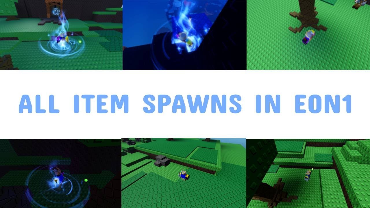 ALL ITEM SPAWNS IN EON1 (and some in eon1-1) AND THE EASIEST WAY TO SET ...