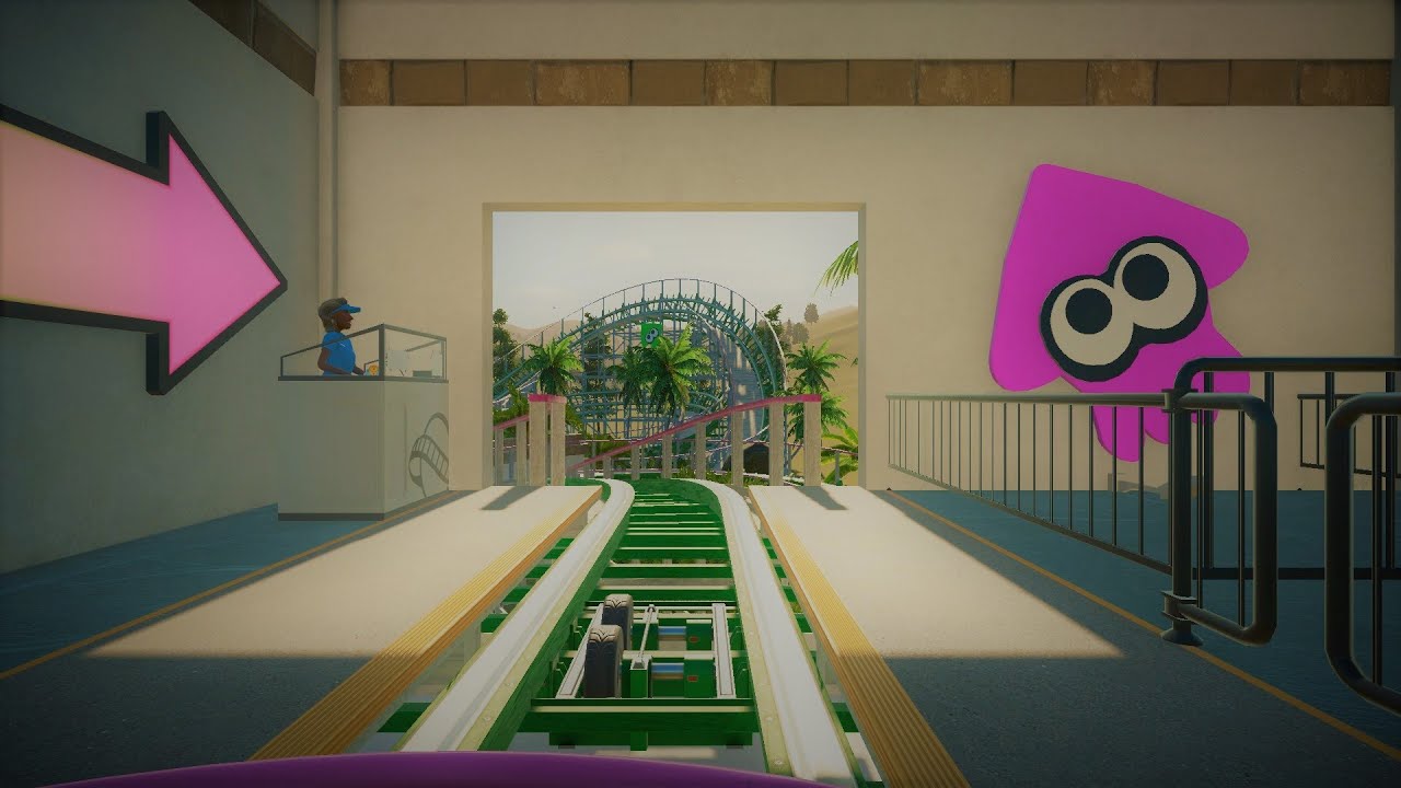 "スプラトゥーン・ザ・ライド" に乗る プラネットコースター Ride the「Splatoon the Ride」POV Planet ...