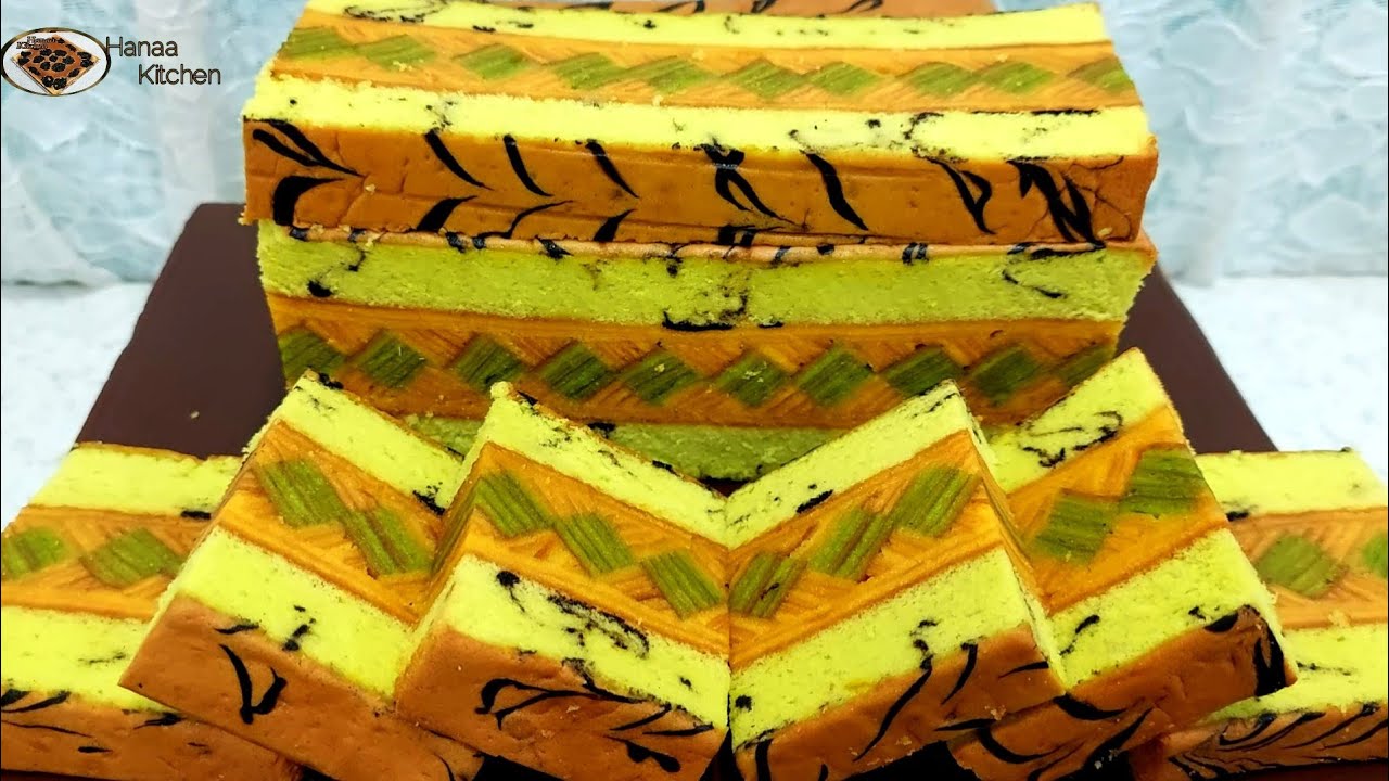 Resep Lapis Legit | Lapis Pandan Motif Batik | Layer Cake - YouTube
