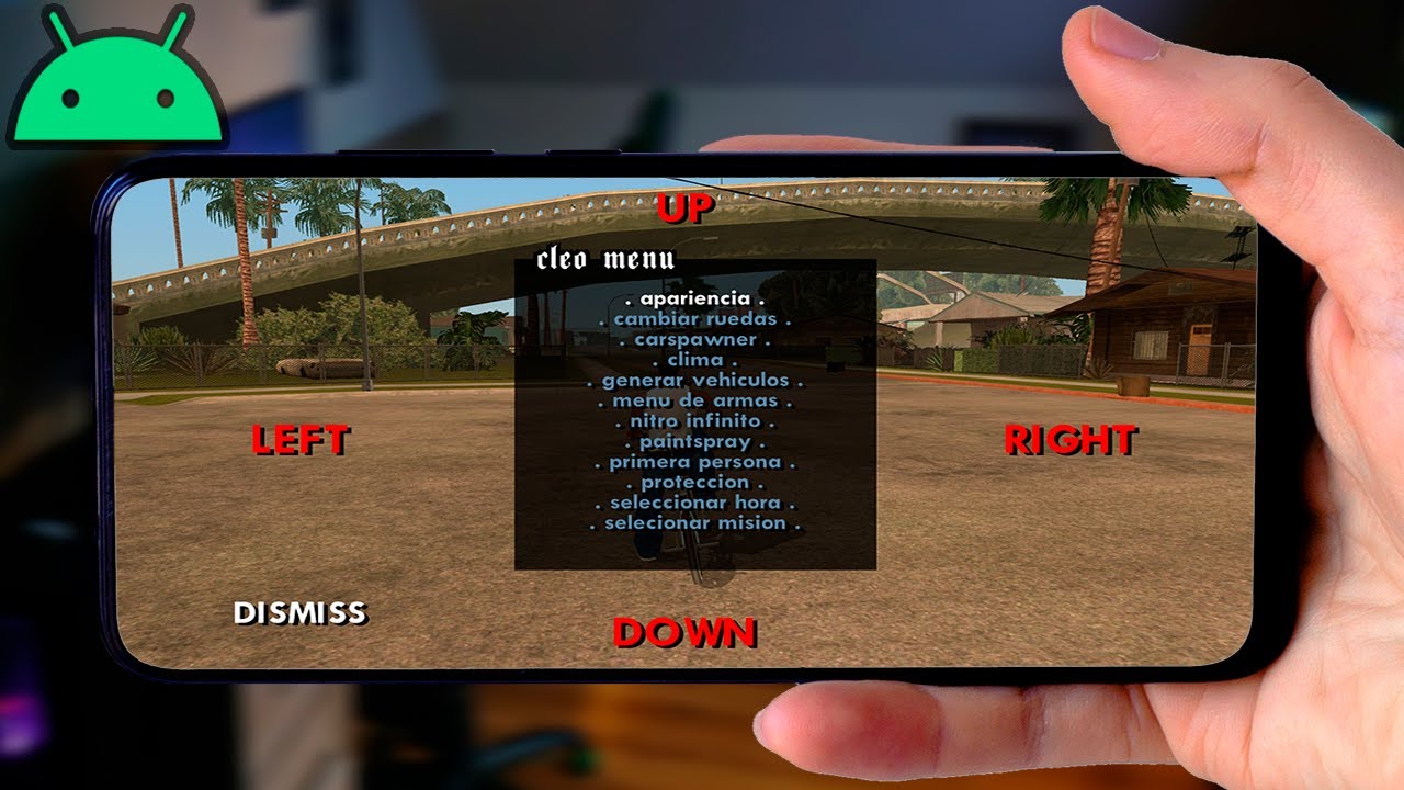 ASI ES GTA SAN ANDREAS MENU CLEO MODS EN ANDROID! - YouTube
