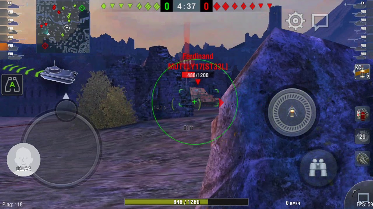 T-49 . 50 extra xp survivor. 123 clan.WOT blitz - YouTube