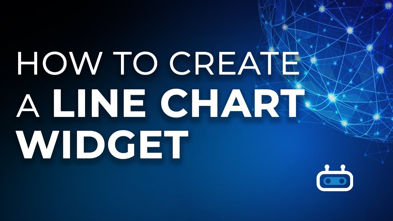How to Create a Line Chart Widget - YouTube