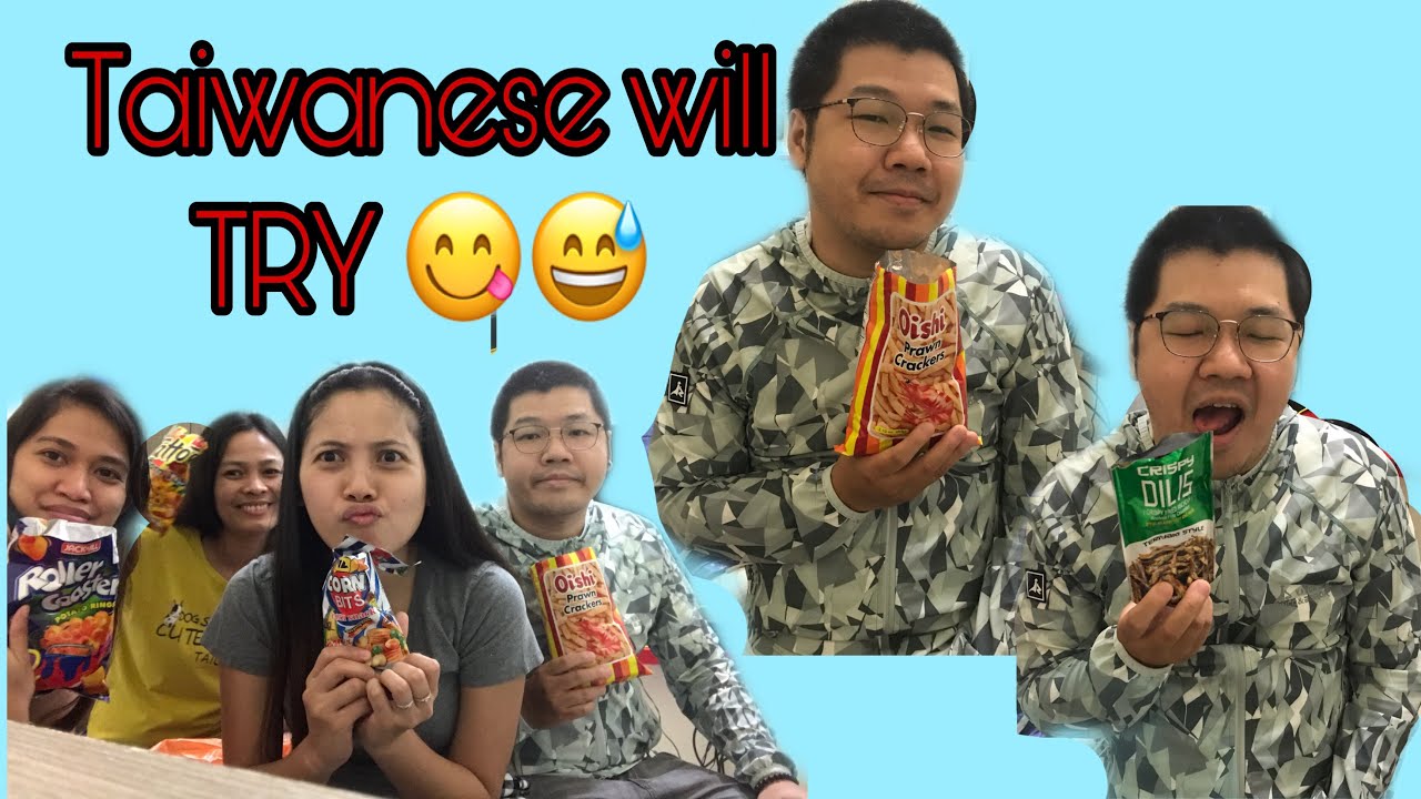 Taiwanese try to eat Filipino food - YouTube