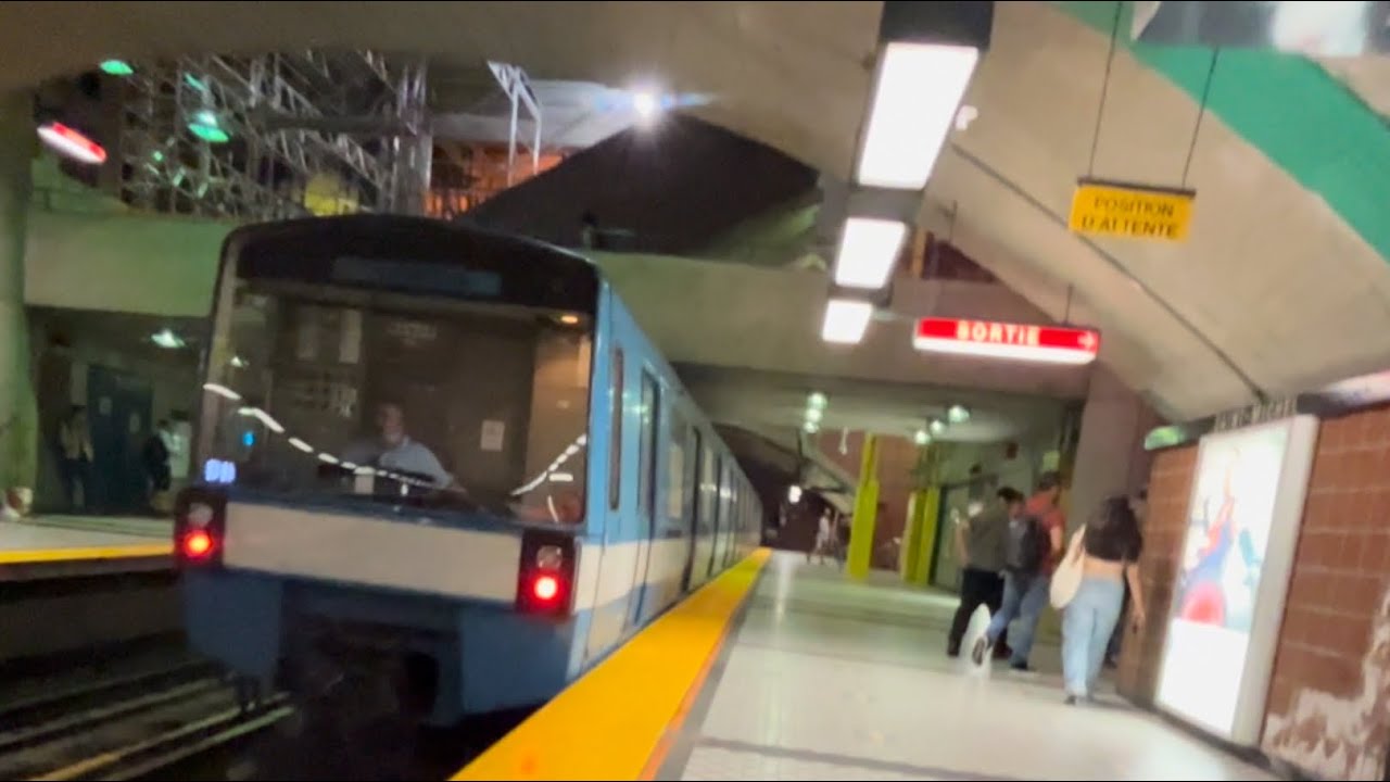 Metro Montreal Snowdon to St-Michel Onboard View of the MR-73 - YouTube