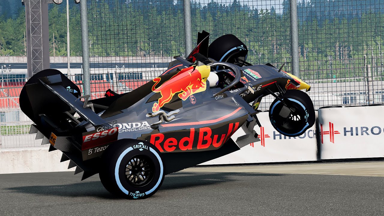 Realistic Racing Crashes #52 | BeamNG Drive - YouTube