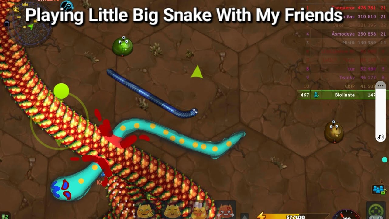 Playing Little Big Snake With My Friends - YouTube
