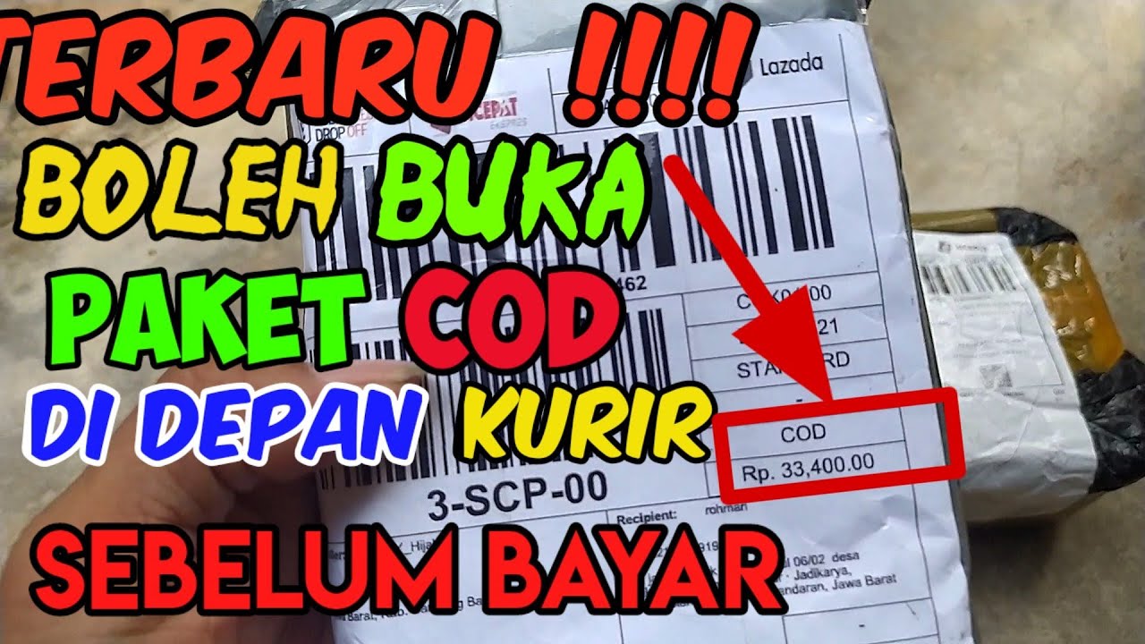 buka paket cod sebelum bayar |terbaru paket cod boleh di buka sebelum ...