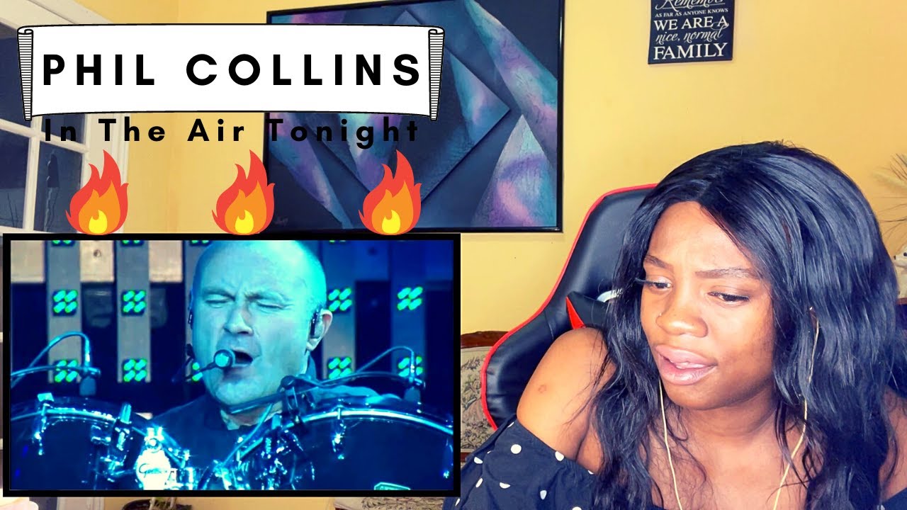 PHIL COLLINS - In The Air Tonight • REACTION - YouTube