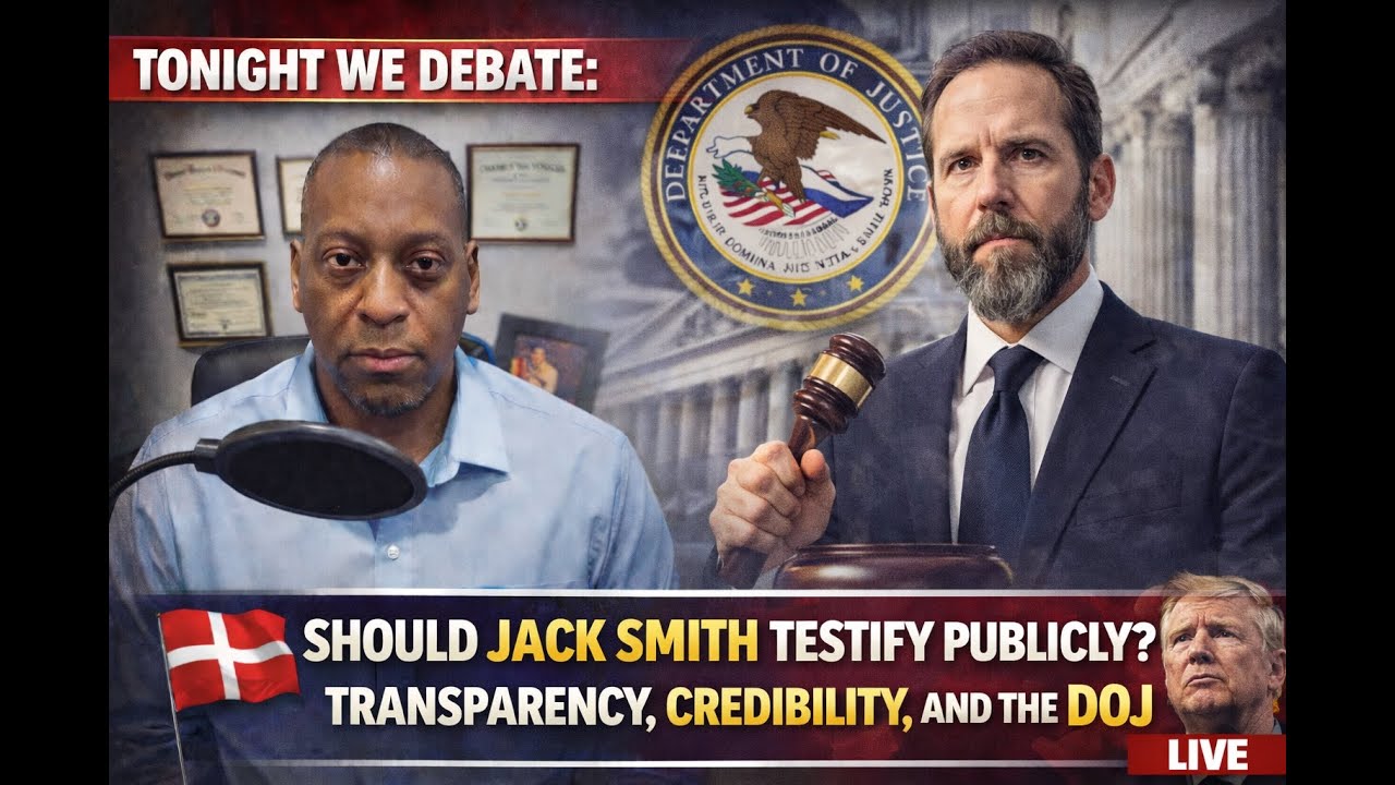 Should Jack Smith Testify Publicly? Transparency, Credibility, and the ...