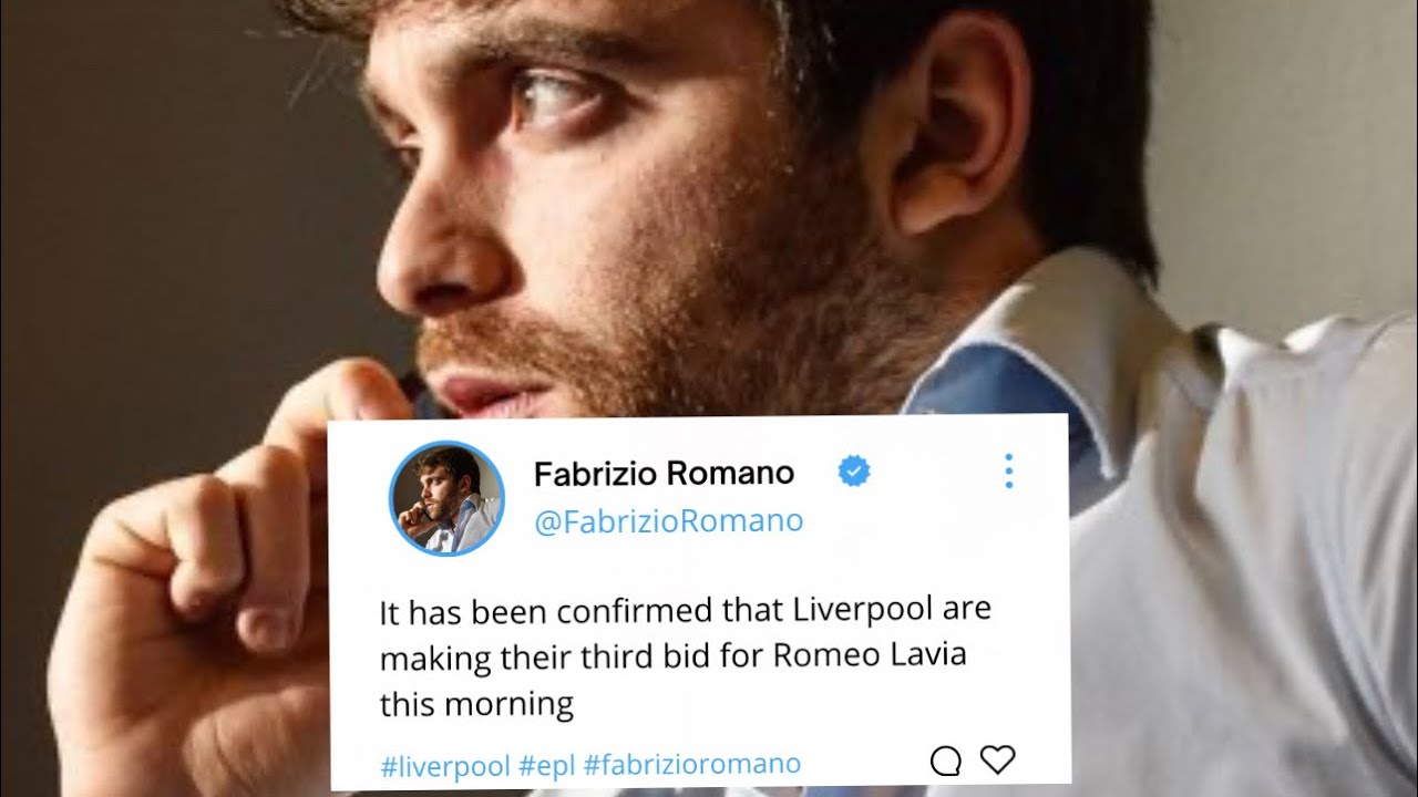 The only man whose opinion matters to MEN- FABRIZIO ROMANO “here we go ...