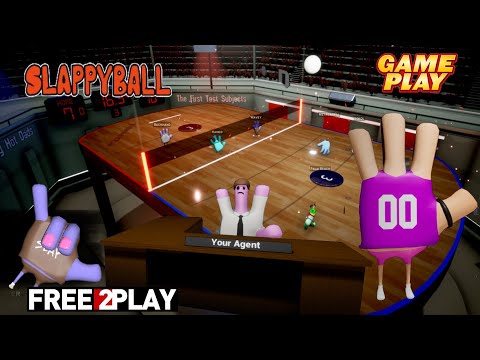 Slappyball ★ Gameplay ★ PC Steam [ Free to Play ] volleyball Game 2021 ...