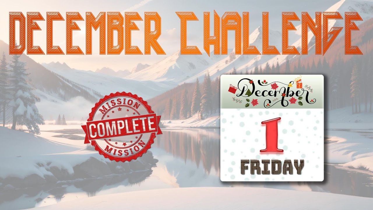 Weekday Calendar Puzzle 1st December (Fri) - YouTube