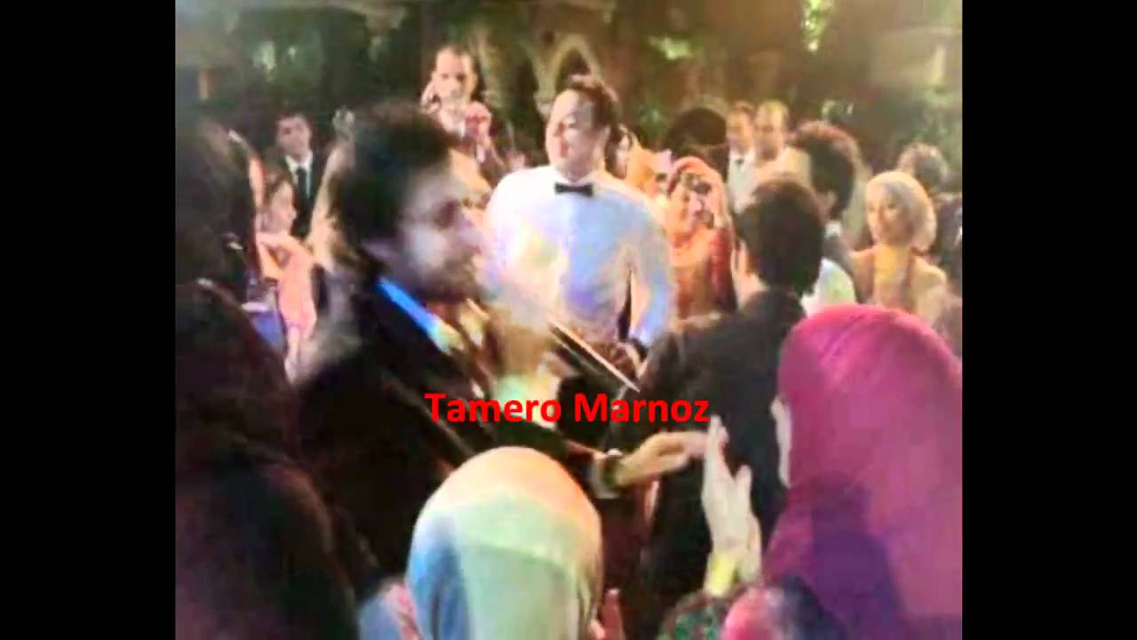 tamer hosny and shady omar in mohamed gomaa's wedding شادى عمر وتامر ...