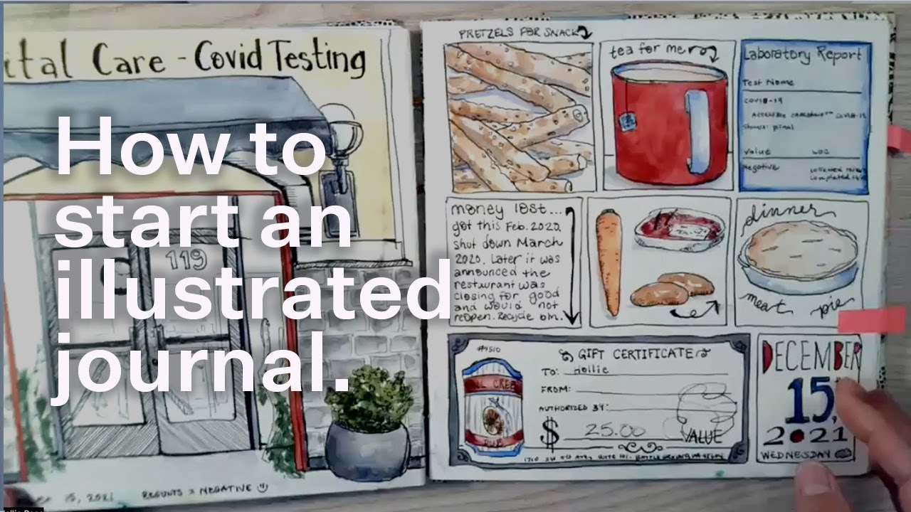 How to start an illustrated journal - YouTube