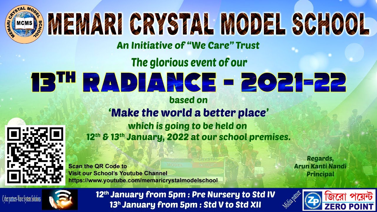 13th Radiance - (2021-22) Day-1 (12/01/2022) | Memari Crystal Model ...