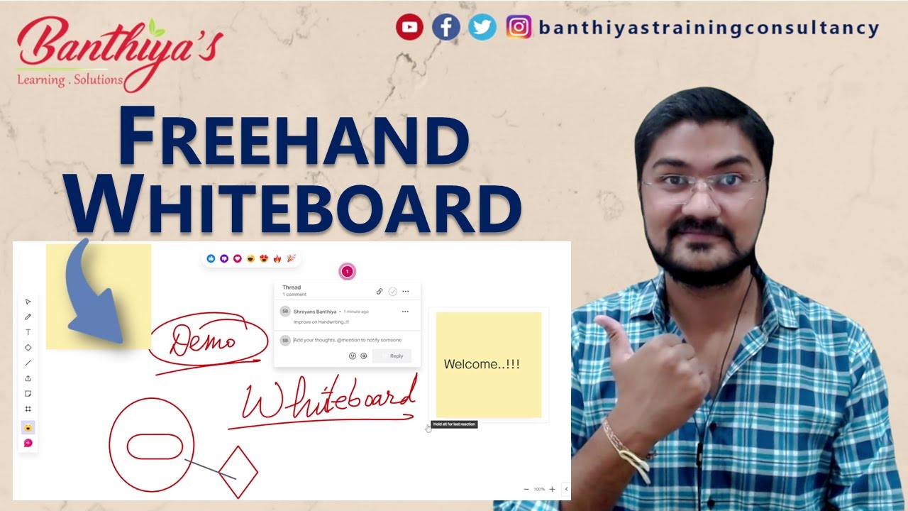 How to Use Freehand Online Whiteboard | Freehand Tutorial | Hindi - YouTube