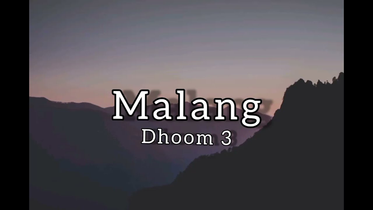 Dhoom 3 Album Cover