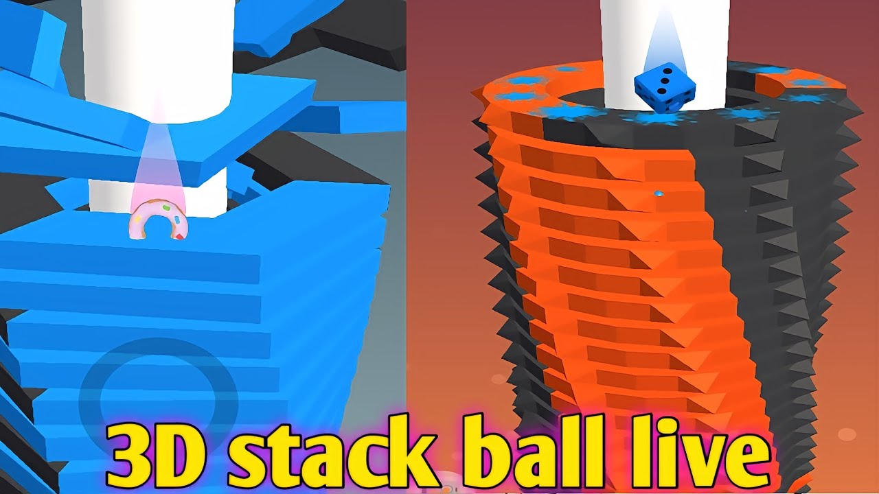 Top 1 stack ball 🏈 live streaming new world record 400583 #trendinglive #stackball # ...