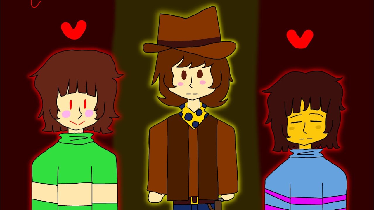 Frisk, Chara, and Clover (Undertale & Undertale Yellow) Speedpaint ...