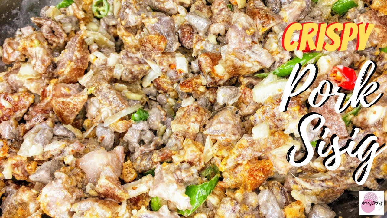 CRISPY PORK SISIG | How to make Crispy Pork Sisig | Pulutan Recipe ...