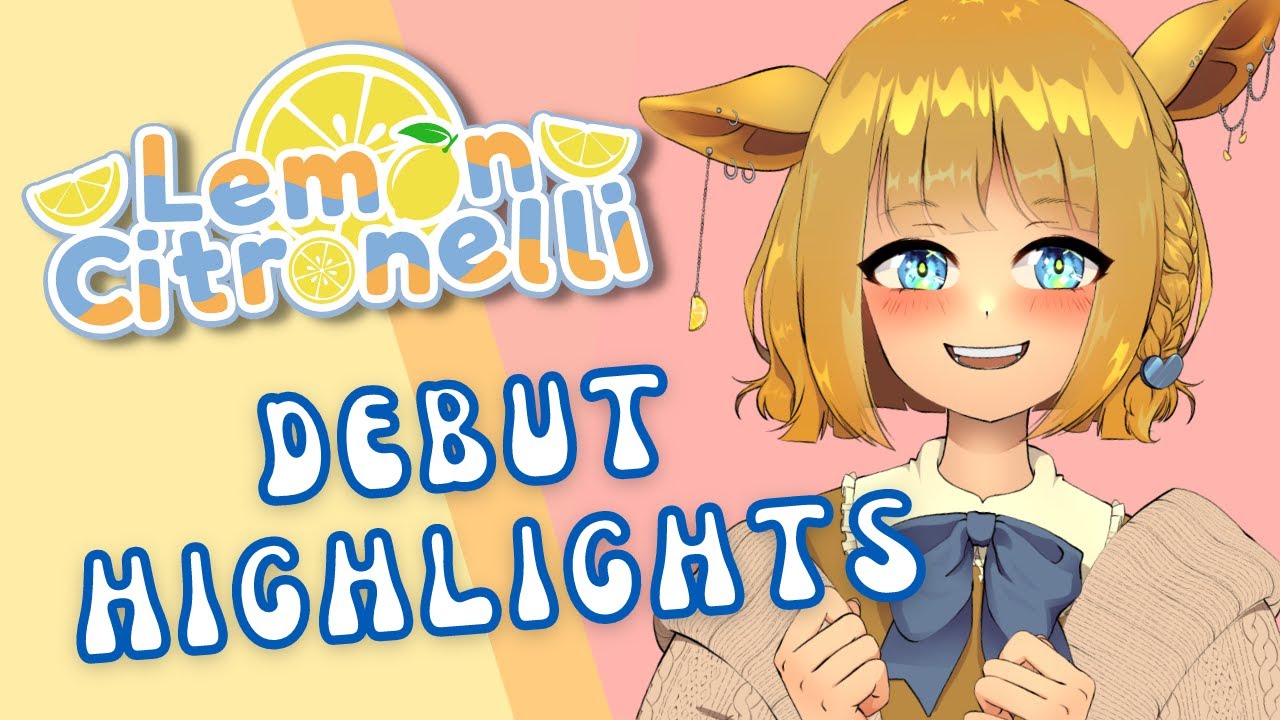 VTUBER DEBUT HIGHLIGHTS || Lemon Citronelli The Lemon Lamb Vtuber - YouTube