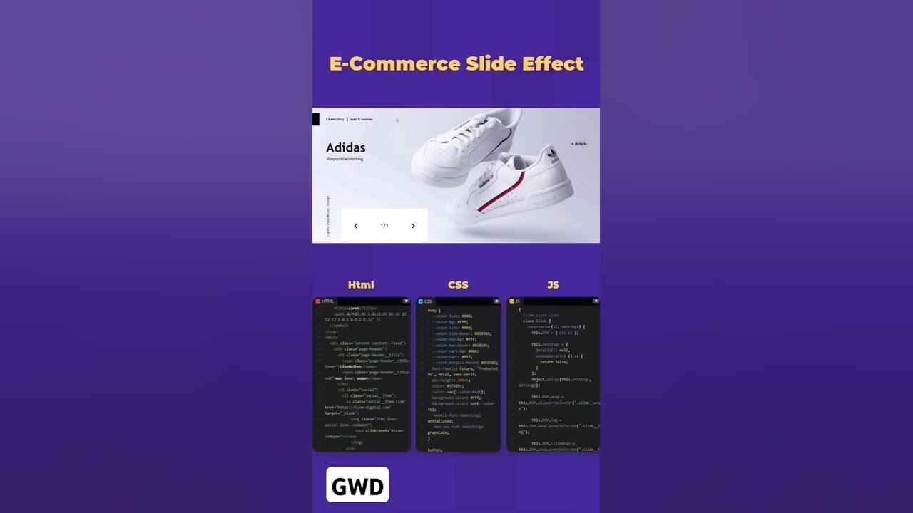 Ecommerce Slider Css Ecommerce Slider Code Code Javascript Js