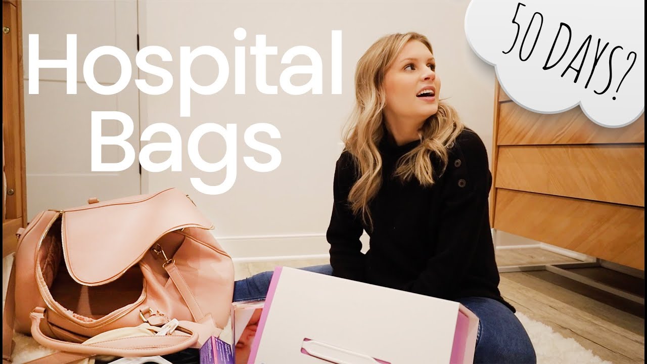 PACKING MY HOSPITAL BAG... GETTING ANXIOUS! - YouTube