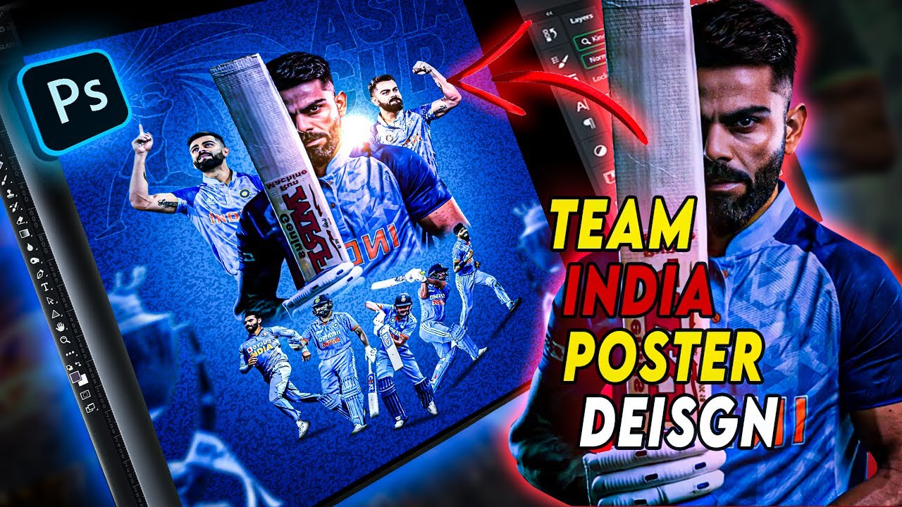 Team India Unique Poster Editing #asiacup2023 - YouTube
