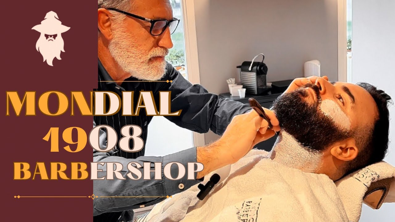 TAGLIO BARBA | ITALIAN BARBER ! LO STREGONE DELLA BARBA DA MONDIAL 1908 ...