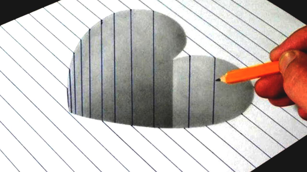 How To Draw A 3D Hole Heart Shape 3D Art Easy 3D Drawings For Kids how-to-draw-a-3d-hole-heart-shape-3d-art-easy-3d-drawings-for-kids
