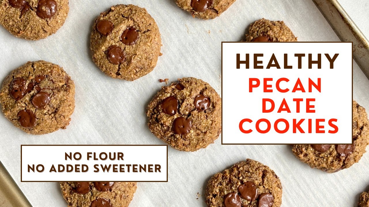 Make These Guilt-Free Pecan Date Cookies In Just 20 Minutes! - YouTube