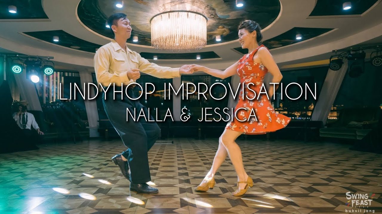 Lindyhop Social Demo - Nalla & Jessica @ Swing Feast 2023 #swingdance # ...