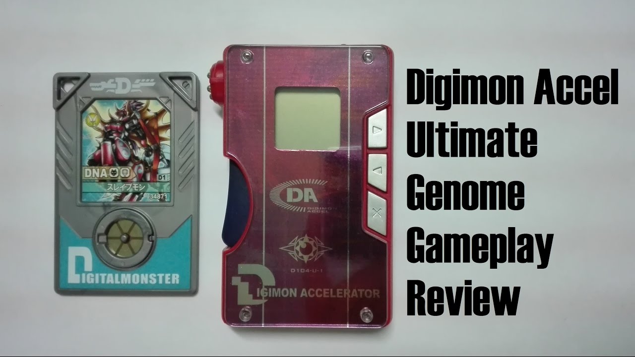 Digimon Accel Ultimate Genome Gameplay Review - YouTube