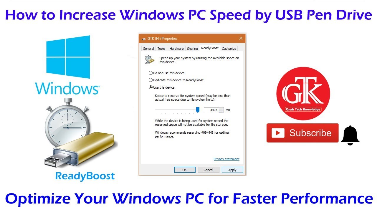 How To Increase Windows PC Speed By USB Pen Drive YouTube how-to-increase-windows-pc-speed-by-usb-pen-drive-youtube