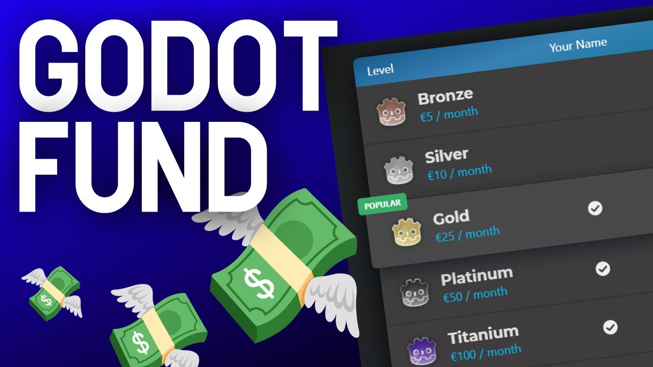 Godot development fund is here! - YouTube