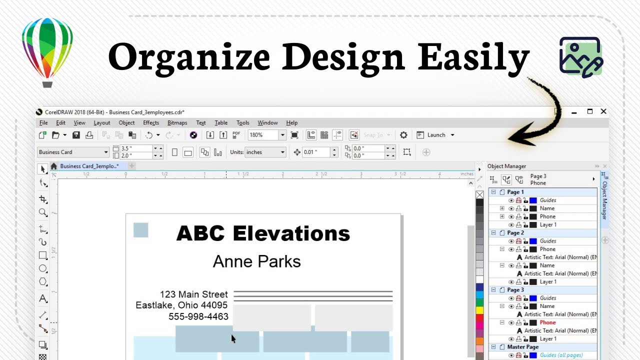 How to add a layer in CorelDRAW (Design Control) - YouTube