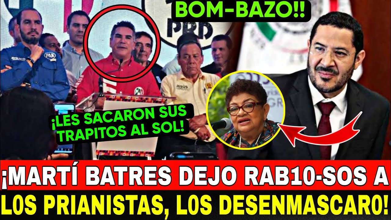 DESENMASCARAN AL PRIAN!! Martí Batres Les Ba-jo el Circo ¡LA OPOSICIÓN ES UN CO-CH1-NE-RO! - YouTube