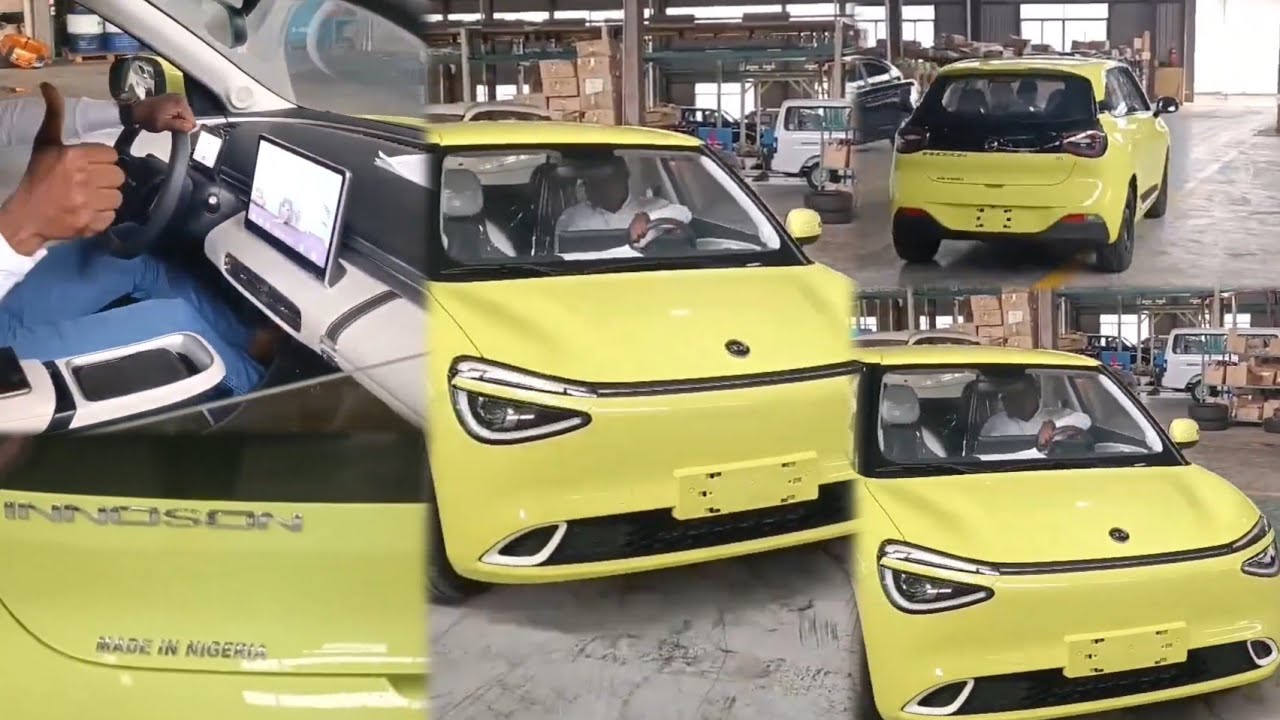SEE Innoson First Electric CAR Made In Nigeria In Nnewi By Innoson ...